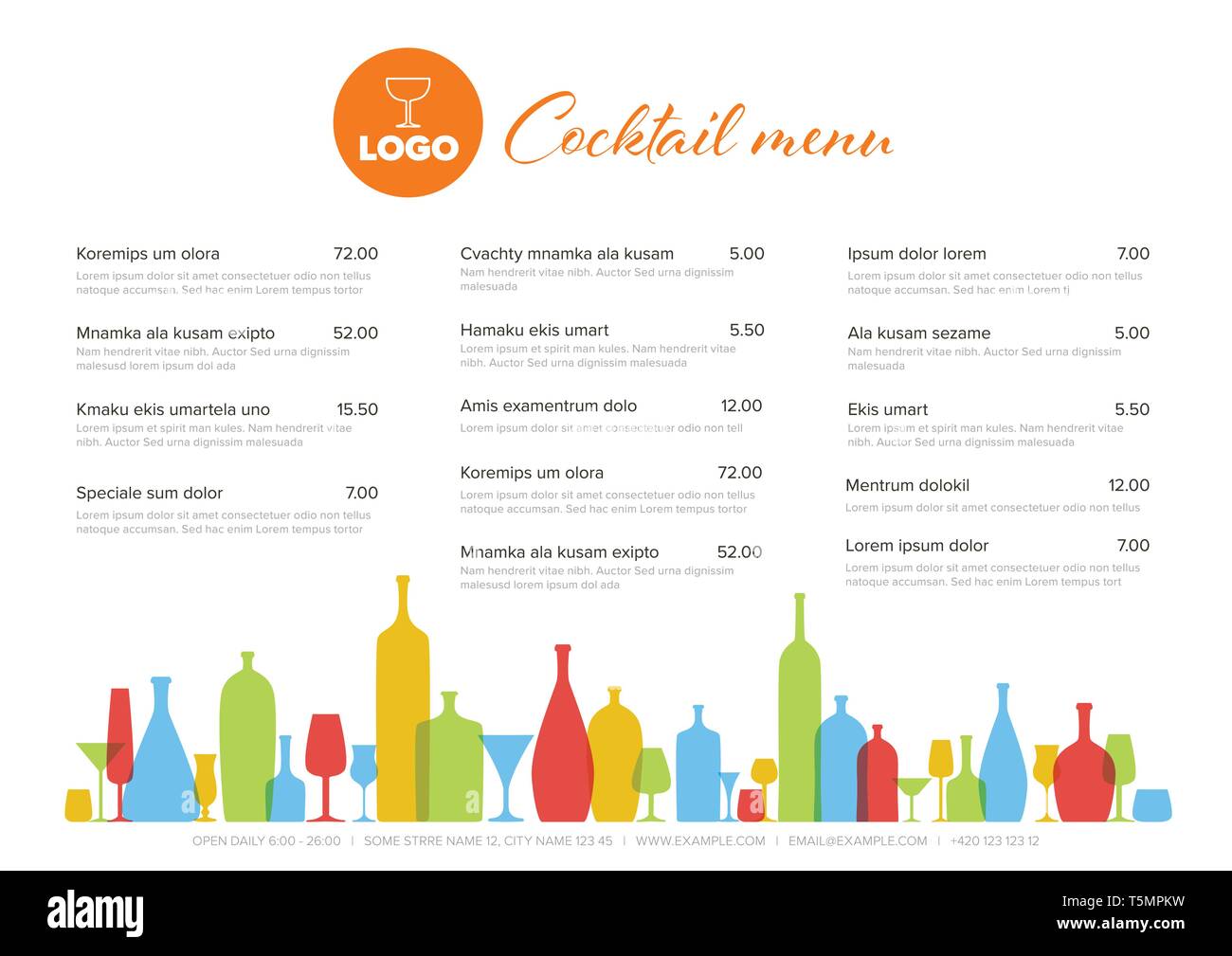 Frame two columns Stock Vector Images - Alamy