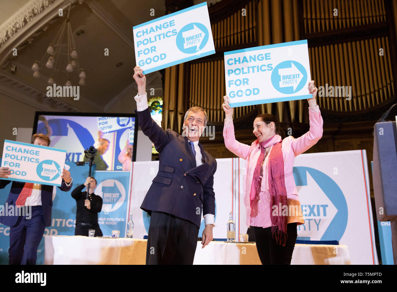 Brexit Party Rally held at Albert Hall Conference Centre, Nottingham ...