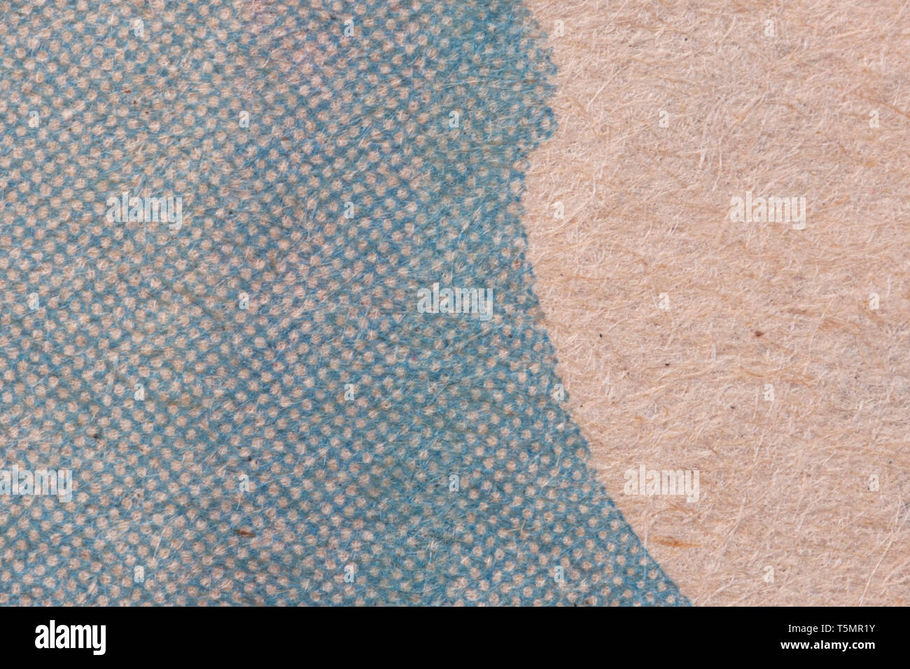 Macro image of vintage CMYK printer texture from an old comic book ...