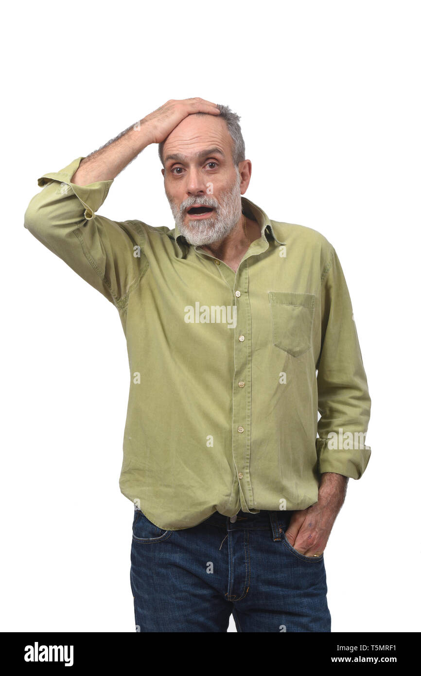 Forgetful elderly hi-res stock photography and images - Alamy