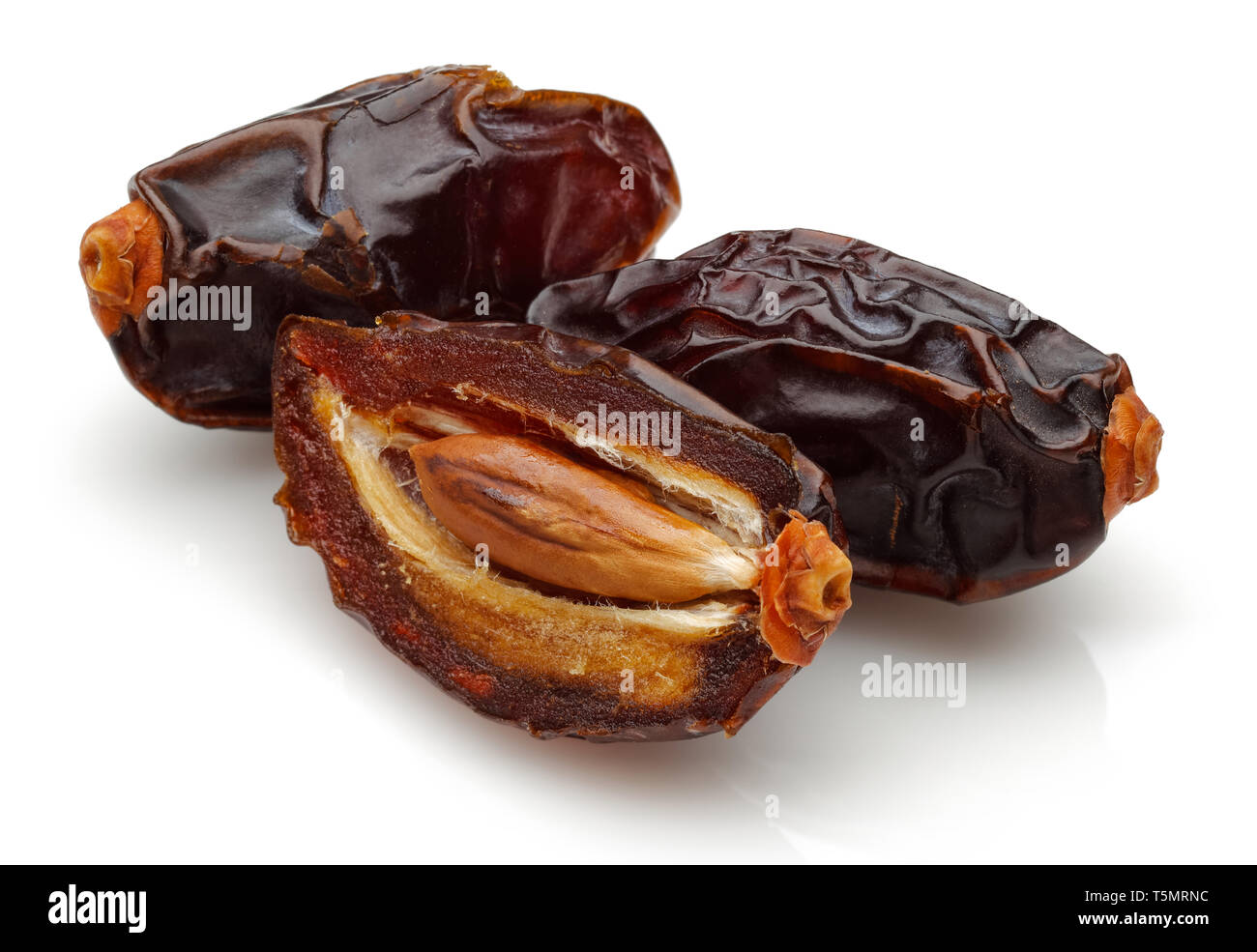 Dried date fruit isolated on white background Stock Photo - Alamy