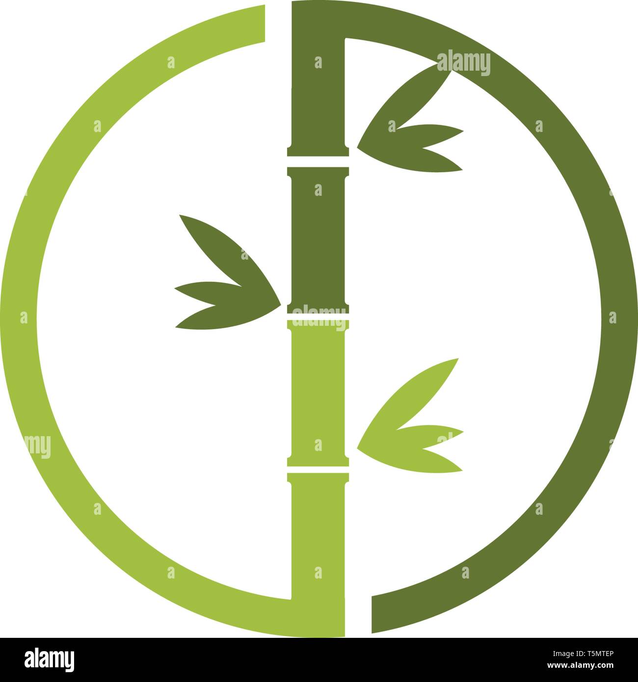 Bamboo Logo Template vector icon illustration design Stock Vector Image ...