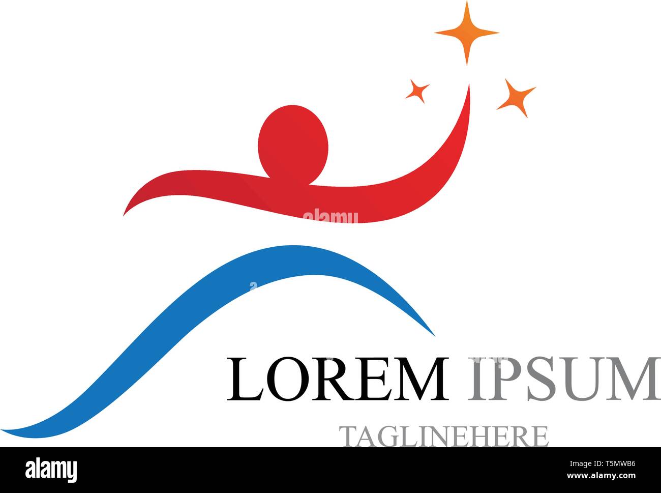 Human character logo sign illustration vector design Stock Vector Image ...