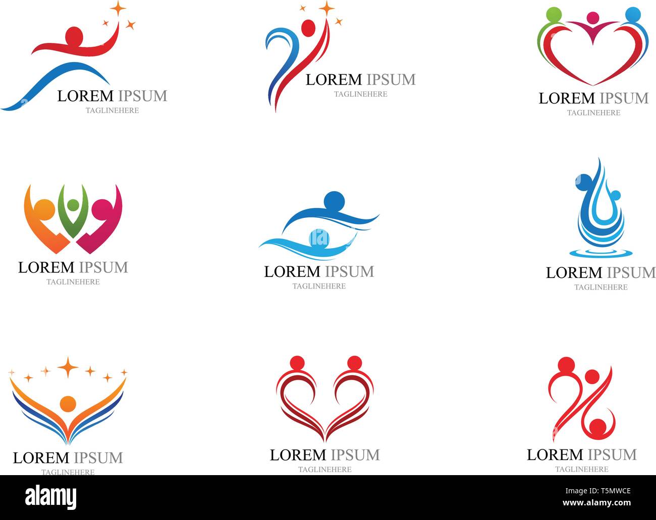 Human character logo sign illustration vector design Stock Vector Image ...