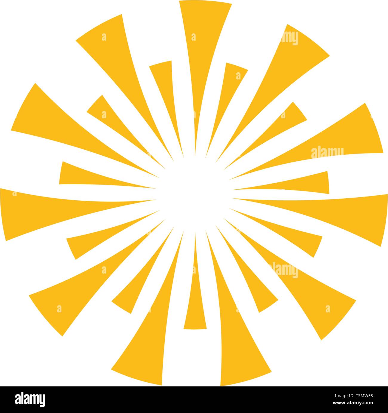 Sun logo and symbols star icon web Vector Stock Vector Image & Art - Alamy