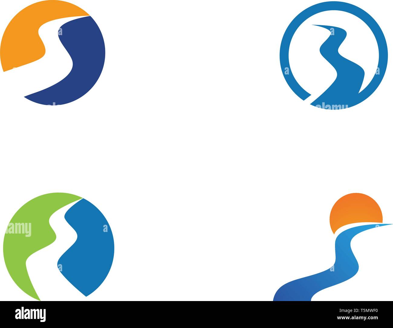 River vector icon illustration design Stock Vector Image & Art - Alamy
