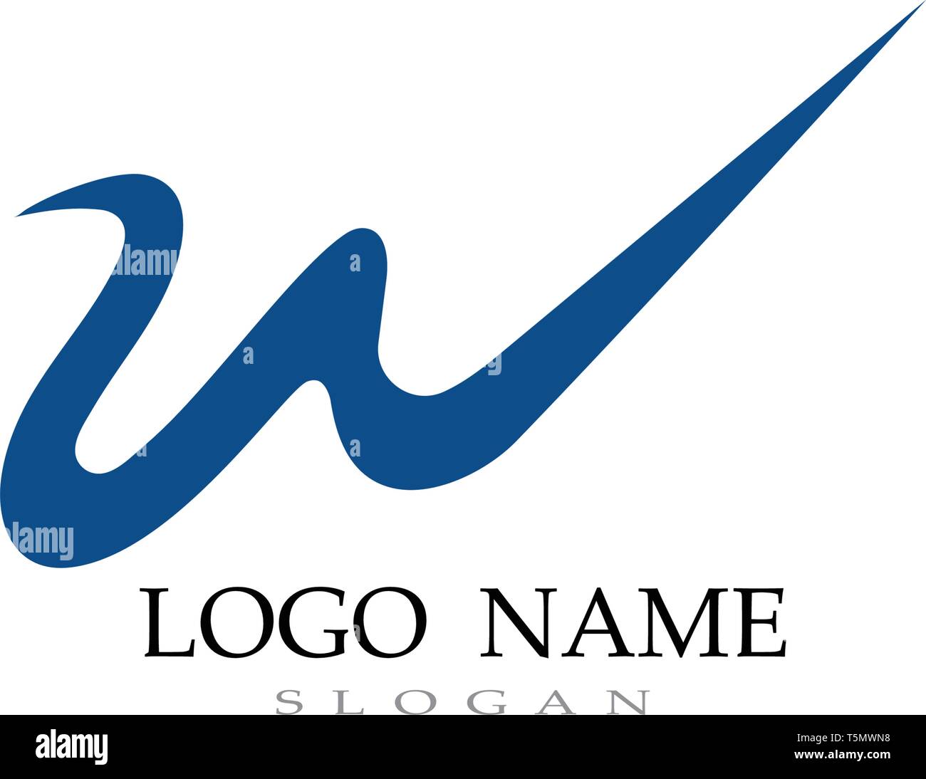 W logo and symbol business vector Stock Vector Image & Art - Alamy
