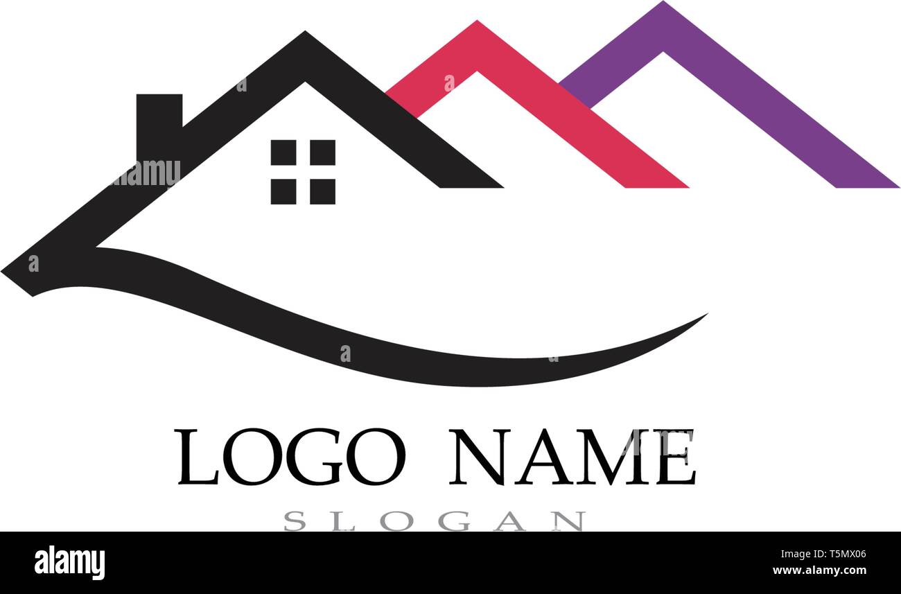 Home and building logo and symbol Stock Vector Image & Art - Alamy