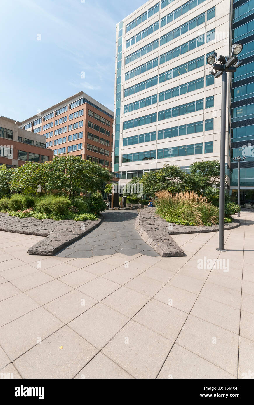 A park-like circle at the intersection of 5th Avenue South and South ...