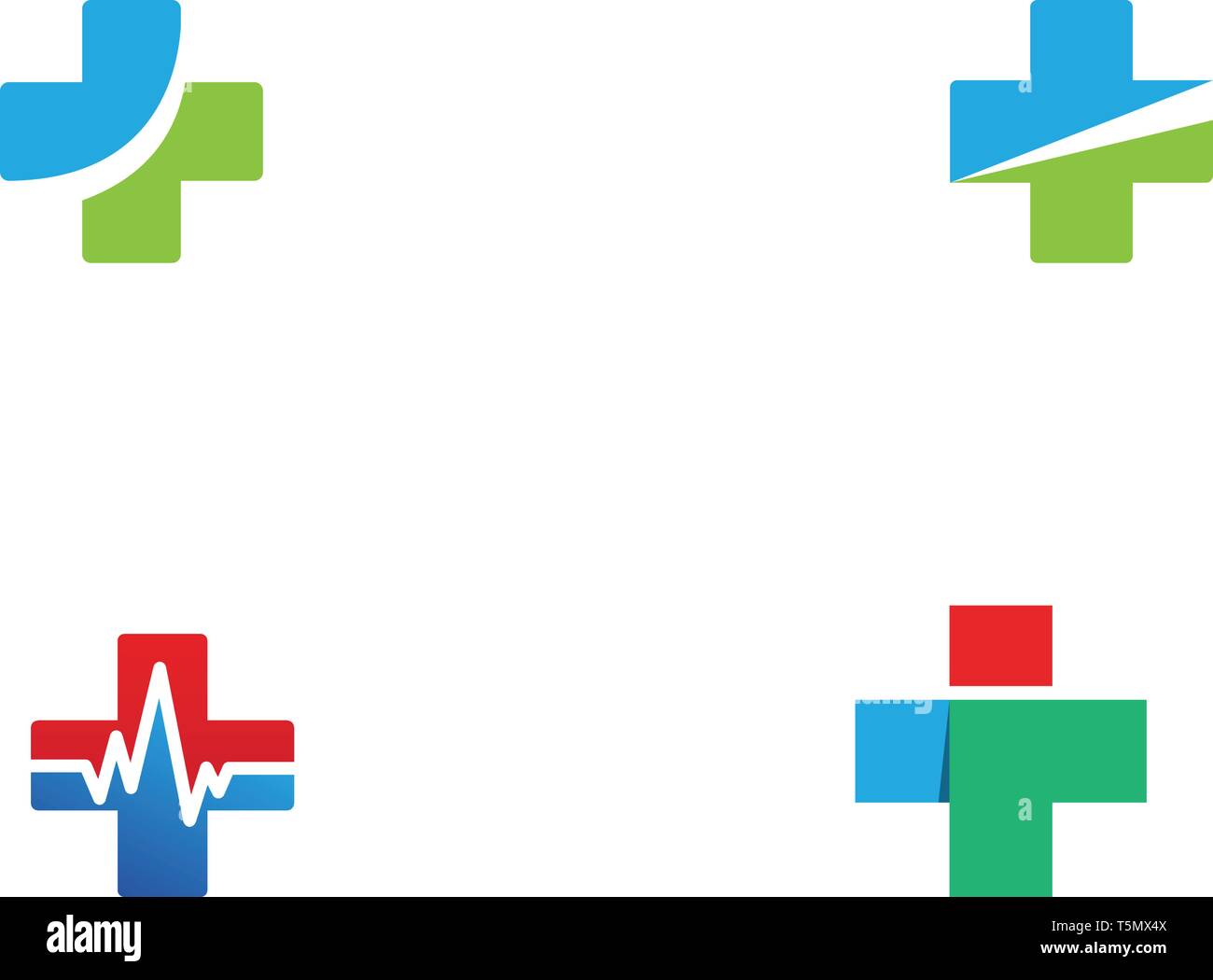 Hospital logo and symbols template icons vector health Stock Vector ...