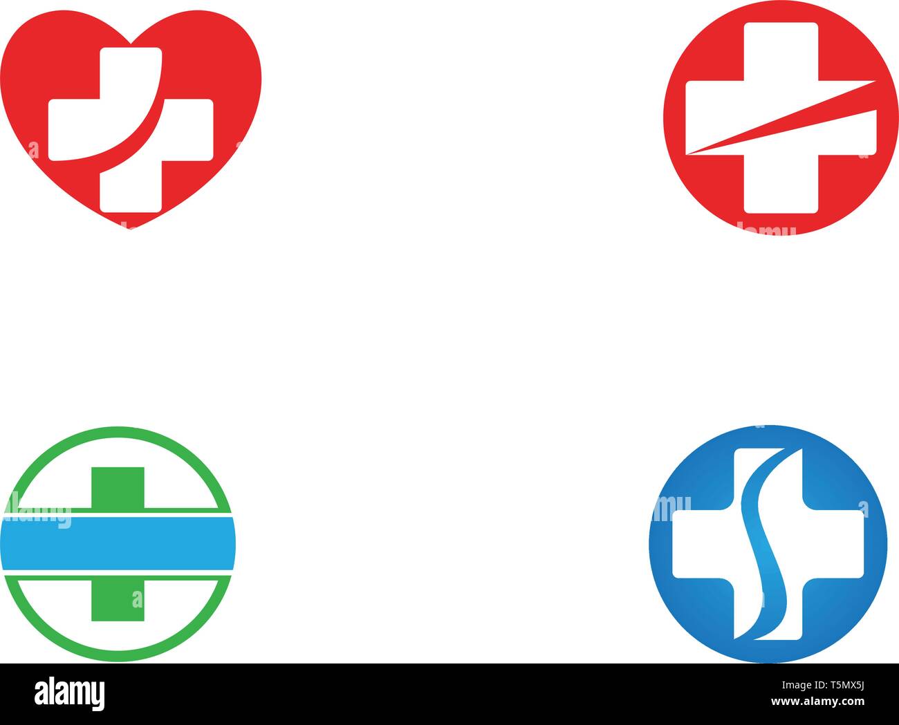 Hospital logo and symbols template icons vector health Stock Vector ...