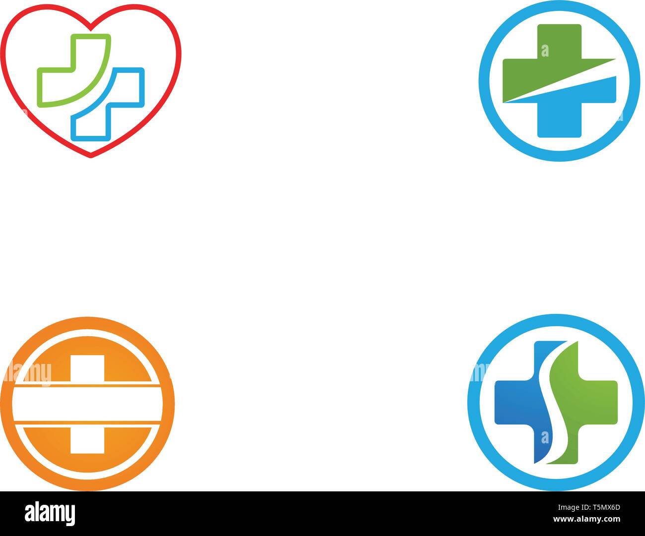 Hospital logo and symbols template icons vector health Stock Vector ...