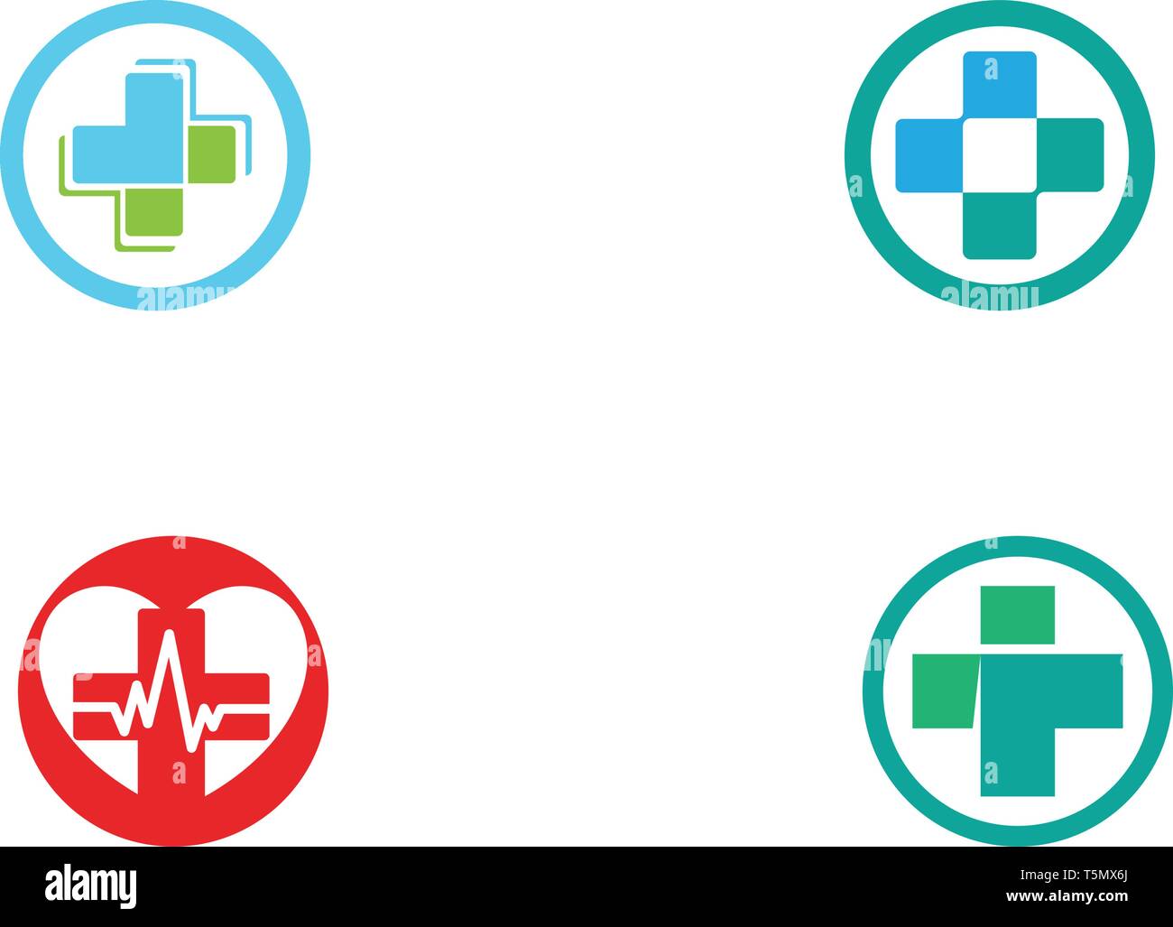 Hospital logo and symbols template icons vector health Stock Vector ...