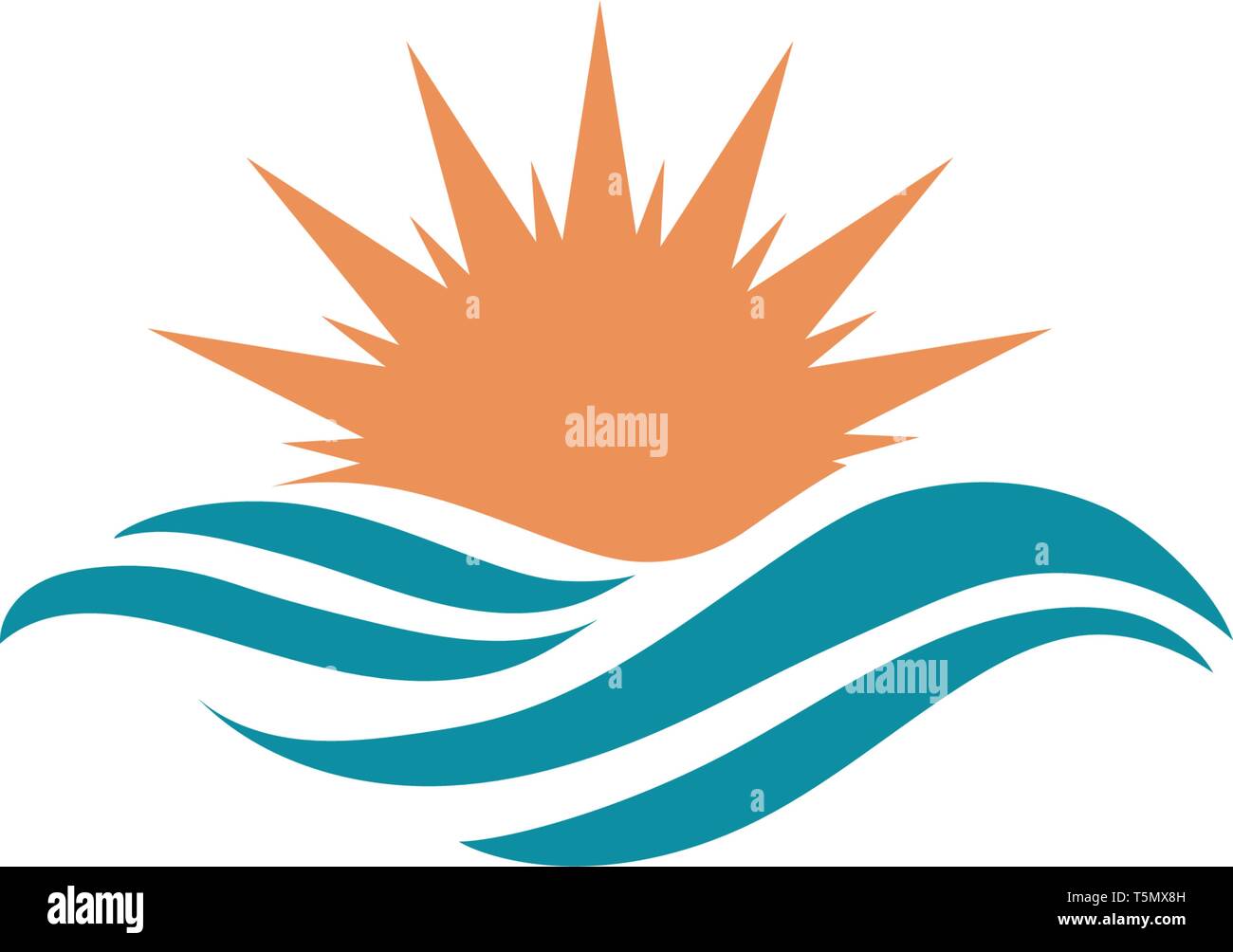 Sun logo and symbol nature Stock Vector Image & Art - Alamy