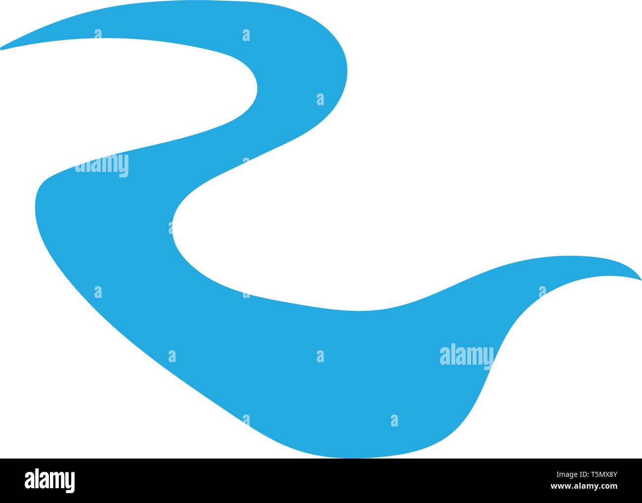 River Logo Template vector icon illustration Stock Vector Image & Art ...