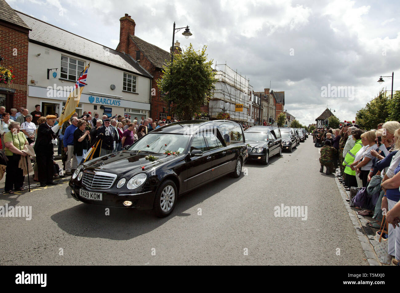 Hearses of Aminiasi Toge, 26, Daniel Shepherd, 28, Joseph Etchells, 22 ...