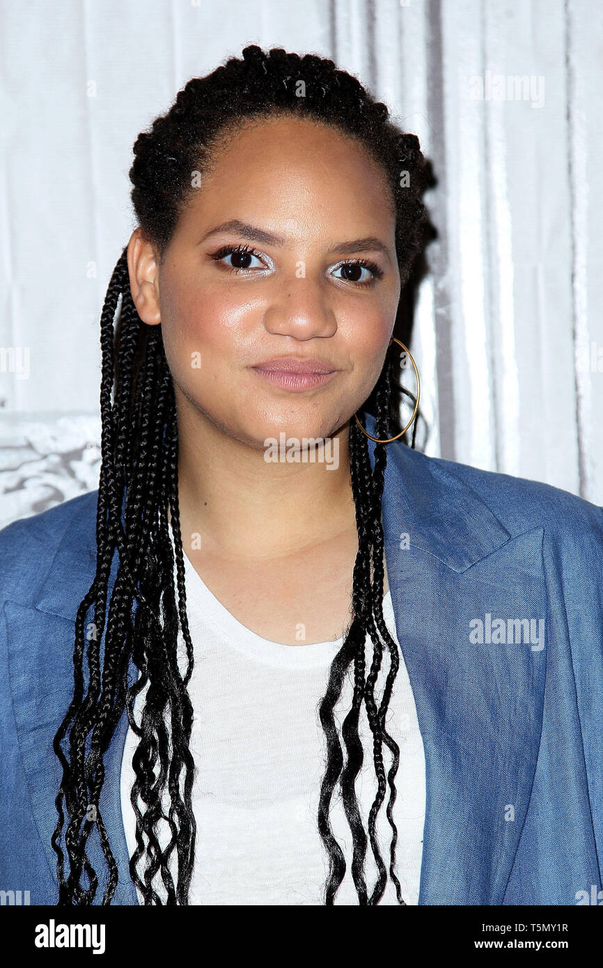 New York, USA. 25 Apr, 2019. Haley Anderson at BUILD Series discussing ...