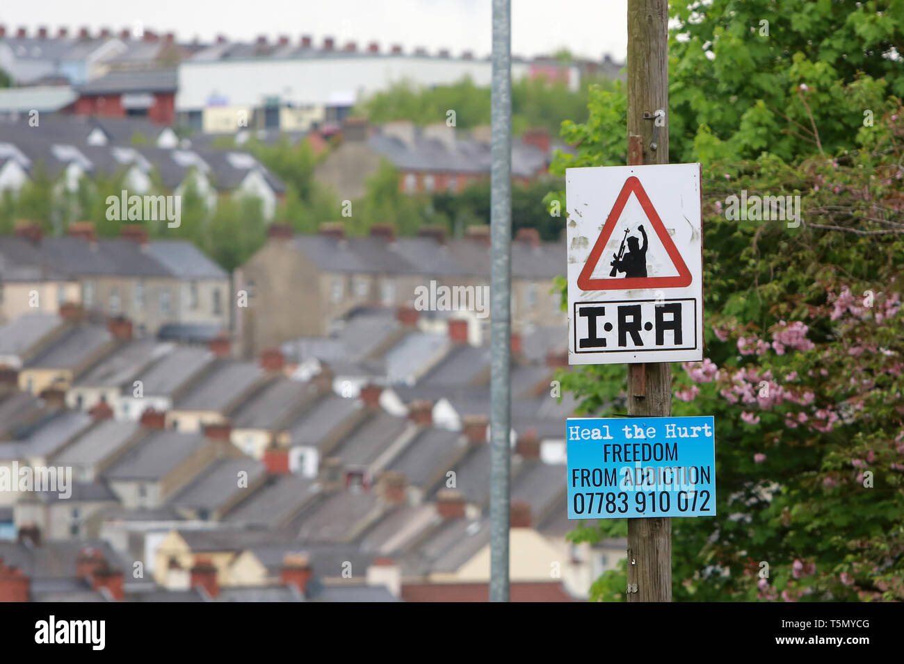 Londonderry name sign hi-res stock photography and images - Alamy