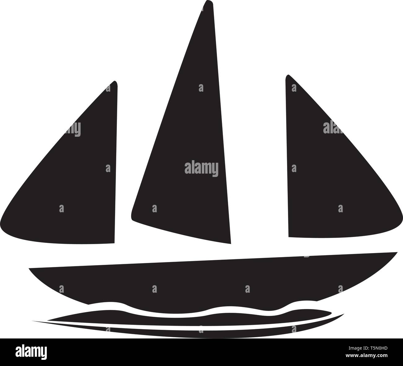 Sailboat image Stock Vector Images - Alamy