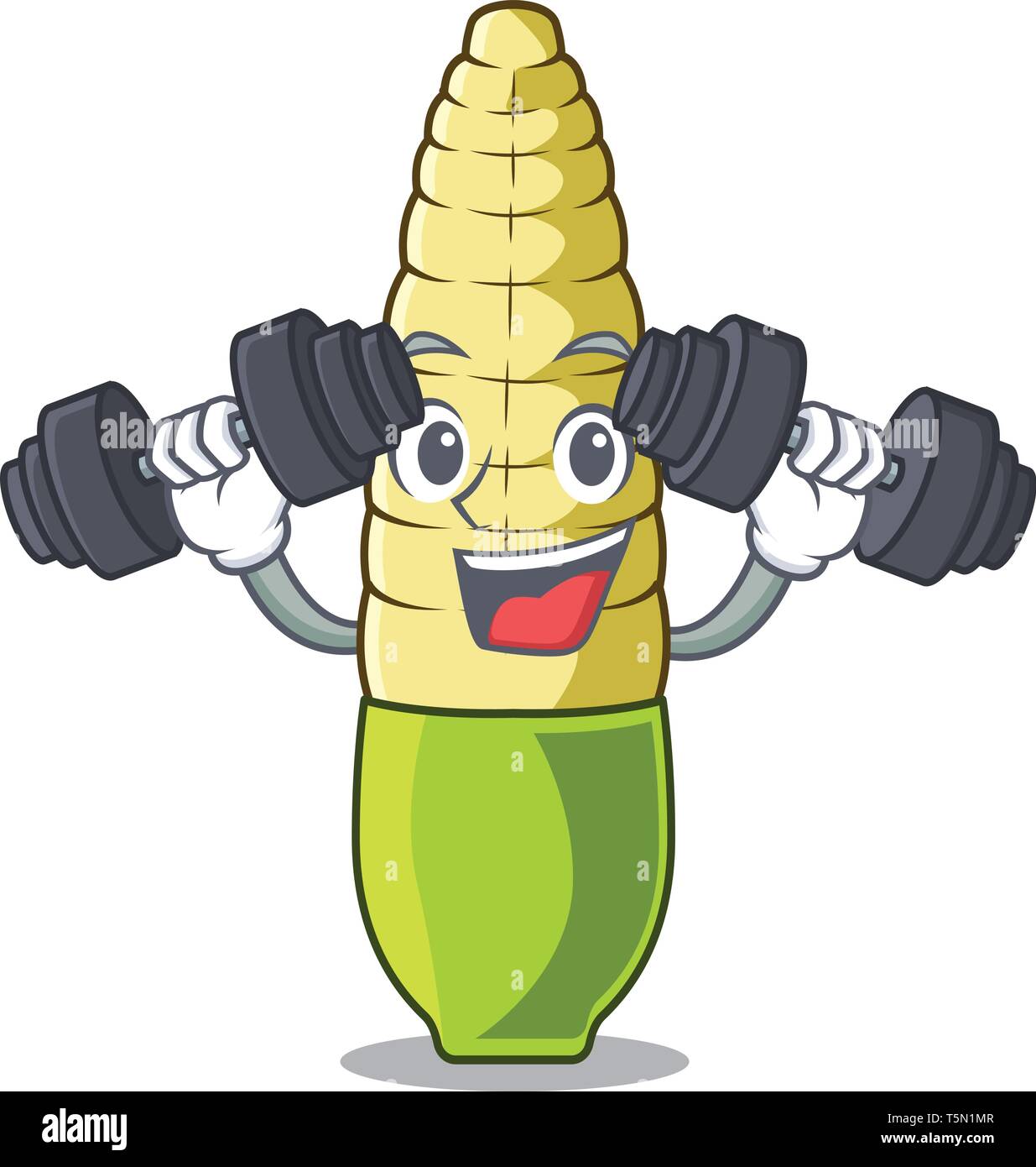 Baby corn healthy food Stock Vector Images - Alamy