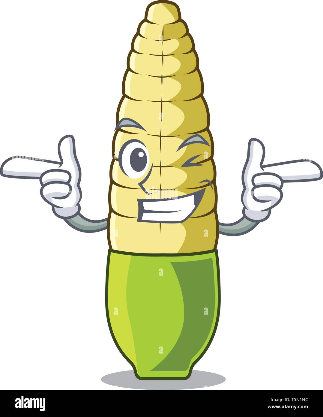 Baby sweetcorn Stock Vector Images - Alamy