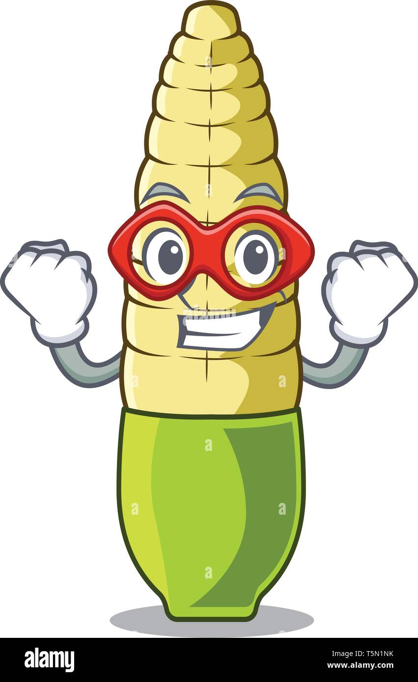 Super hero baby corn isolated with the mascot Stock Vector Image & Art ...