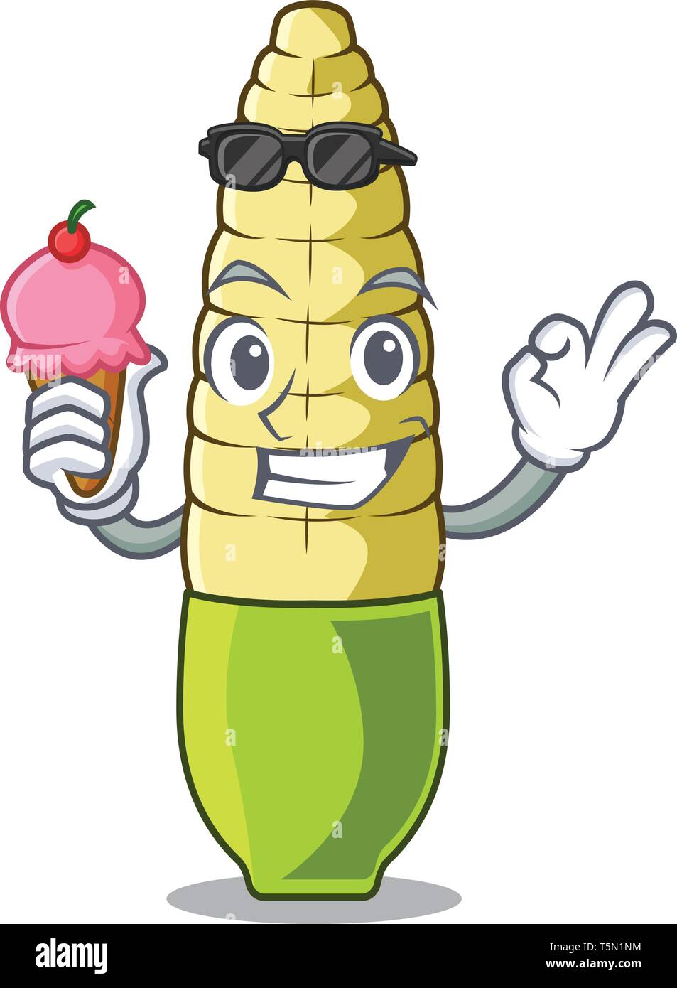 Sweetcorn cream Stock Vector Images - Alamy