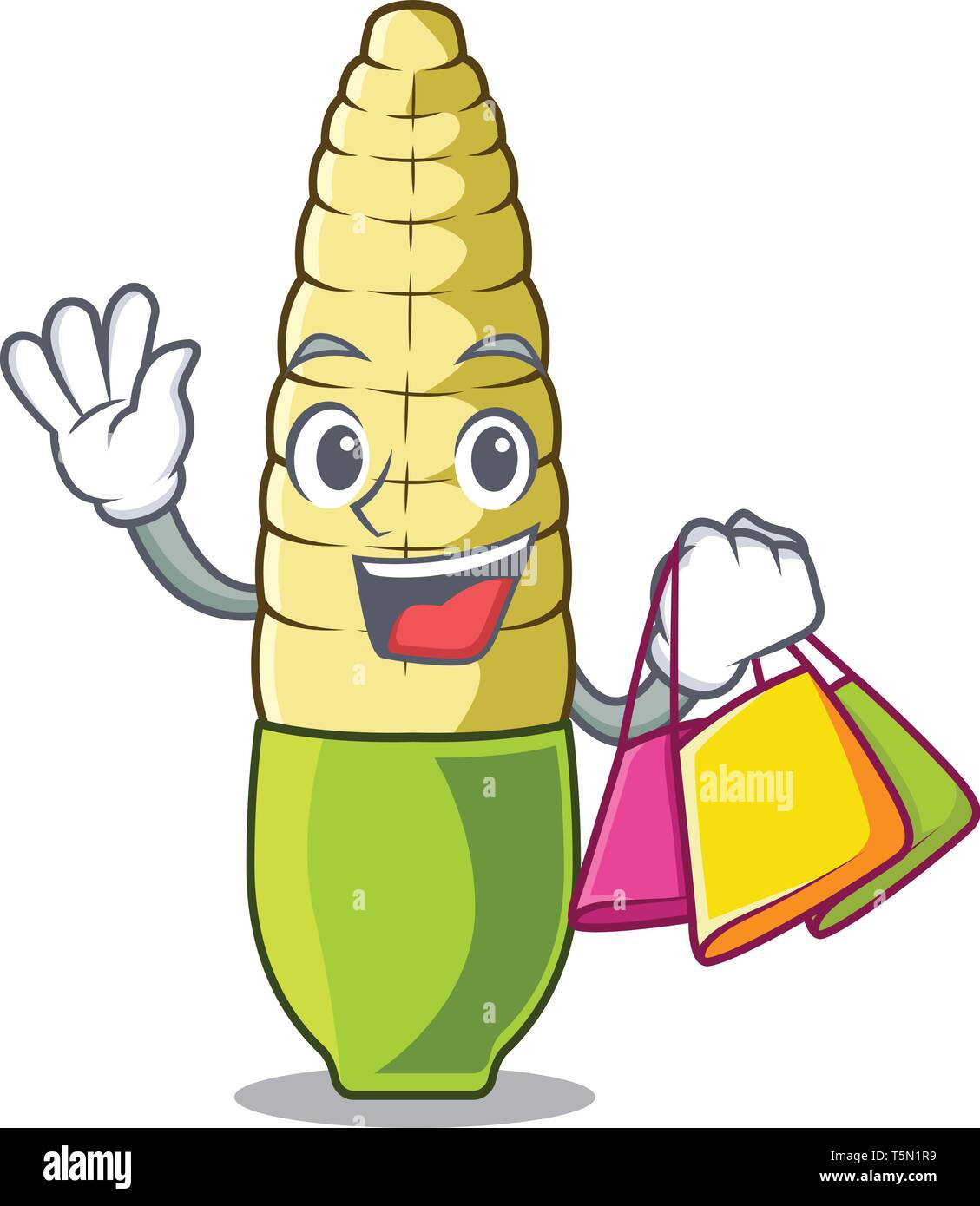 Baby sweetcorn Stock Vector Images - Alamy