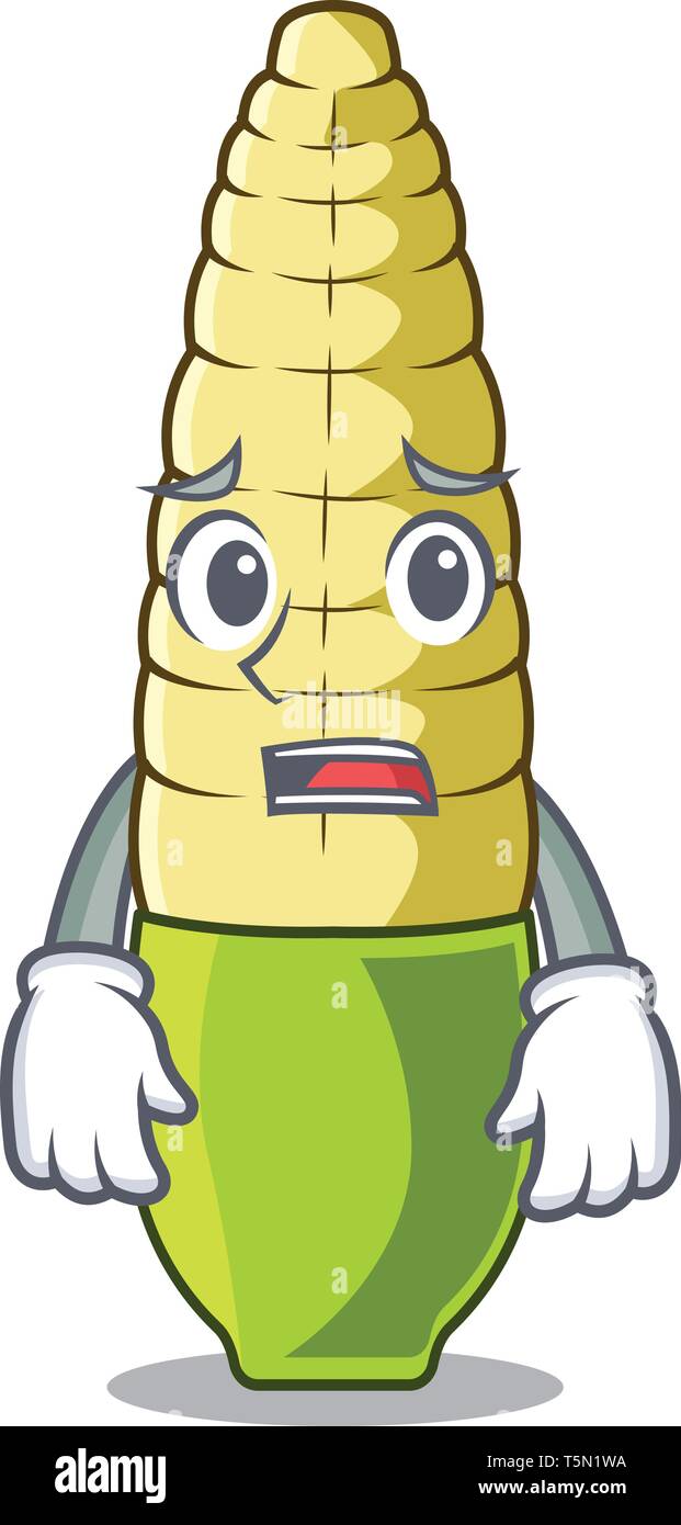 Afraid baby corn cartoon in the fridge Stock Vector Image & Art - Alamy