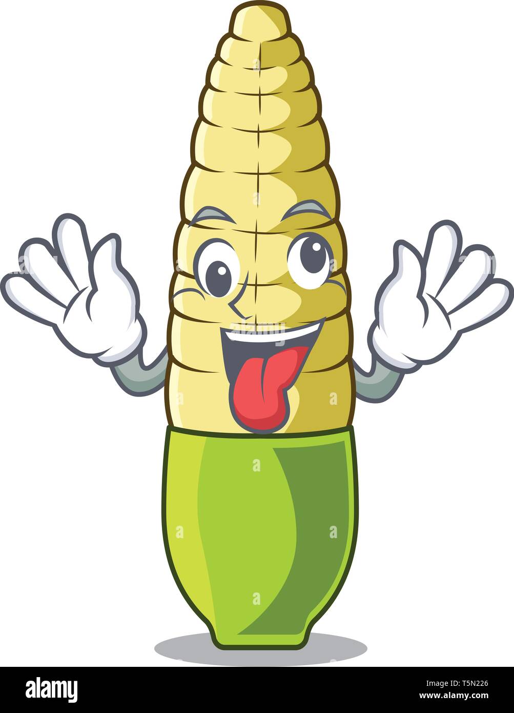 Baby corn roll Stock Vector Images - Alamy