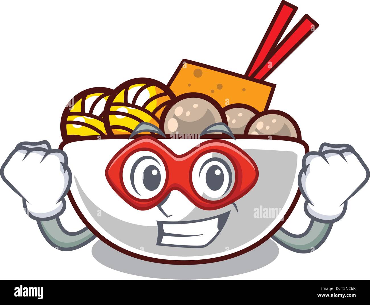 Super hero meatball in the a mascot shape Stock Vector Image & Art - Alamy