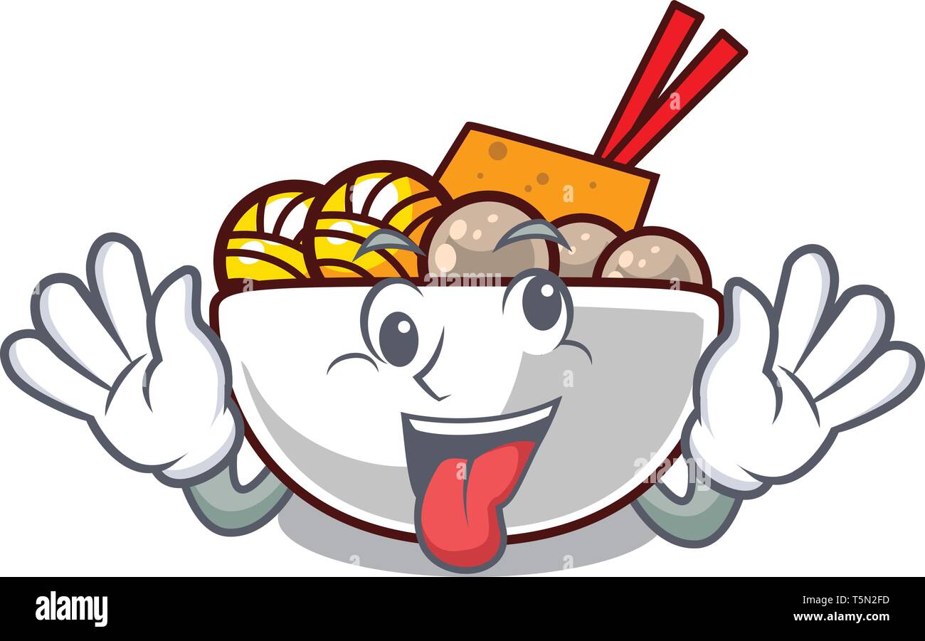 Crazy meatballs are served in cartoon bowl Stock Vector Image & Art - Alamy