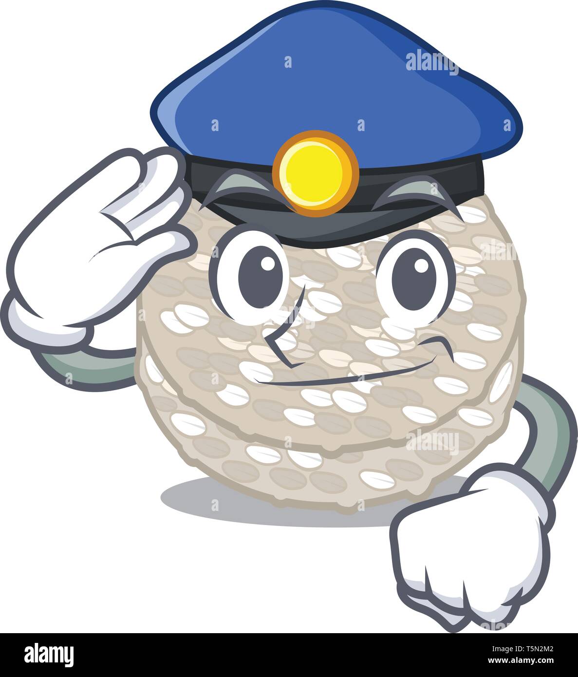 Police rice cakes in a jar character Stock Vector Image & Art - Alamy