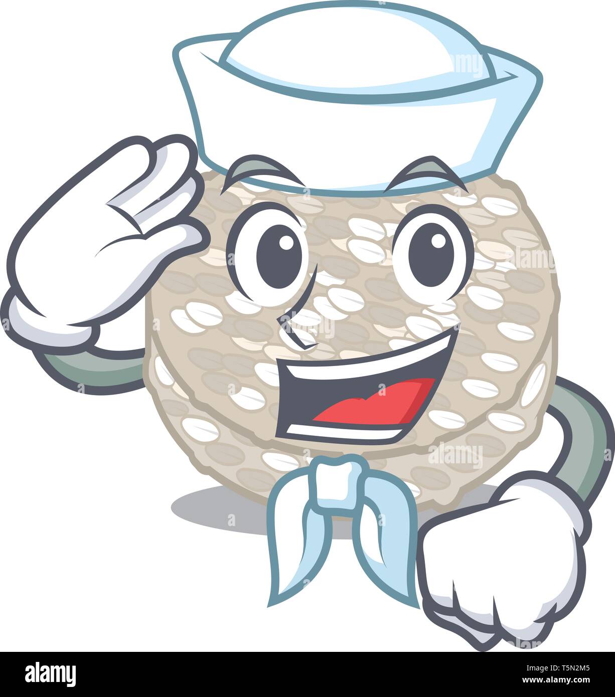 Sailor rice cakes in a jar character Stock Vector Image & Art - Alamy