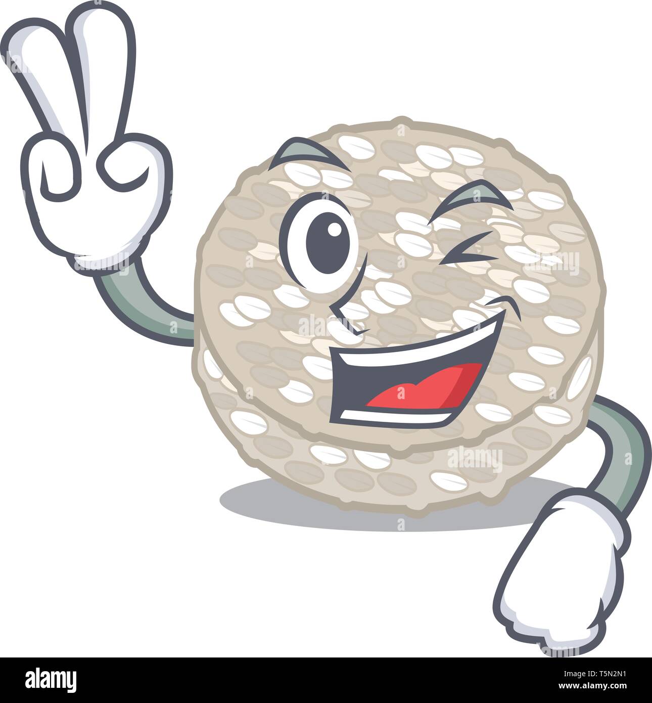 Two finger rice cakes in the cartoon shape Stock Vector Image & Art - Alamy