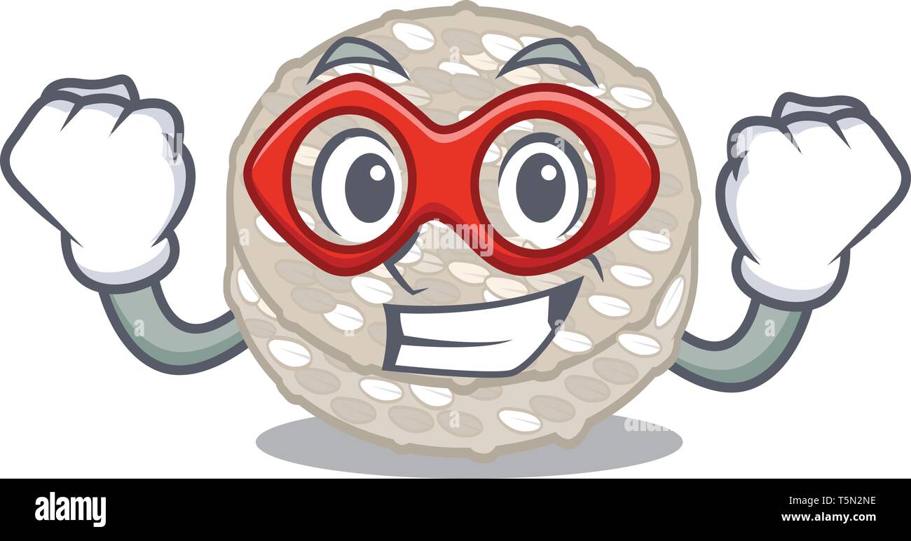 Super hero rice cakes in the cartoon shape Stock Vector Image & Art - Alamy