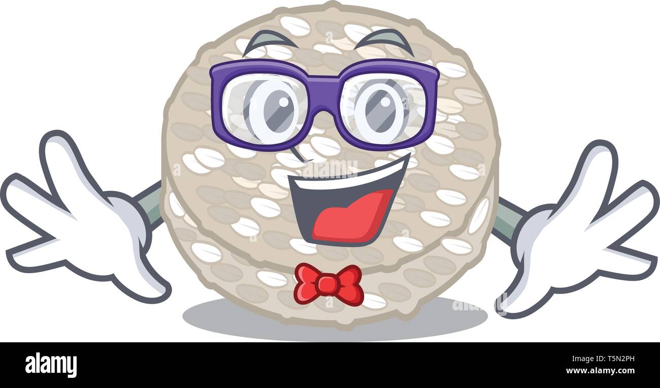 Geek rice cakes in the cartoon shape Stock Vector Image & Art - Alamy