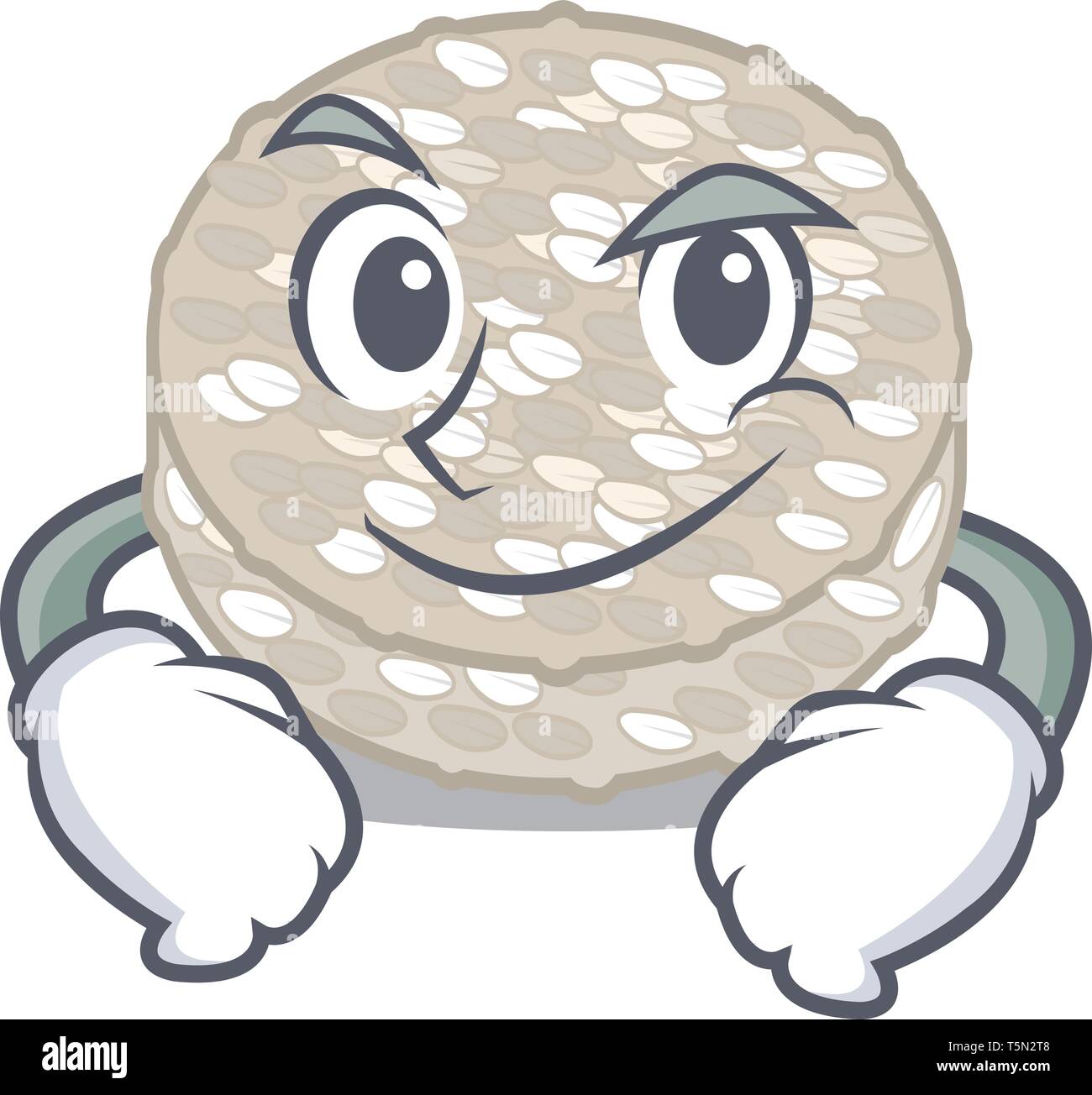 Smirking rice cakes in the cartoon shape Stock Vector Image & Art - Alamy