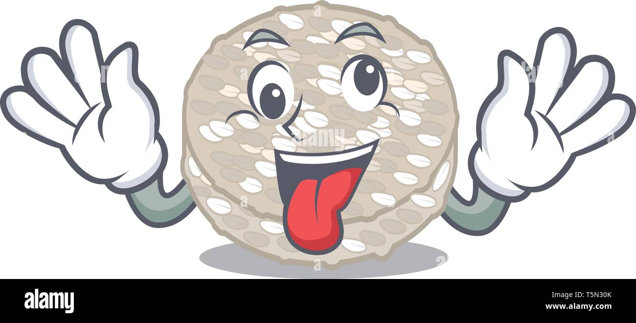 Crazy rice cakes isolated in the mascot Stock Vector Image & Art - Alamy