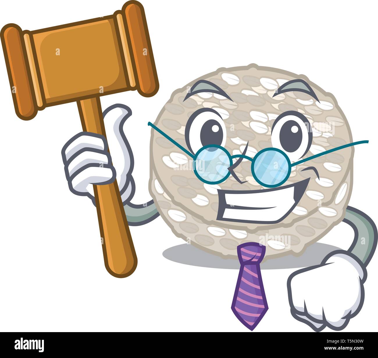 Judge rice cakes isolated in the mascot Stock Vector Image & Art - Alamy