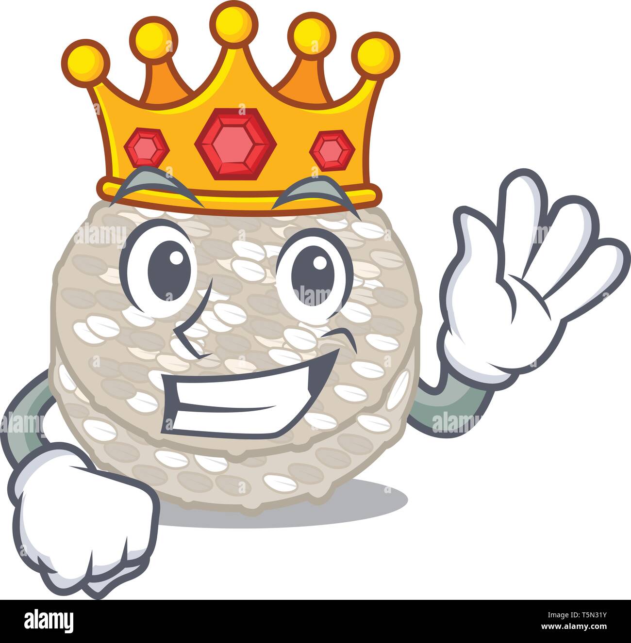 King cake isolated Stock Vector Images - Alamy