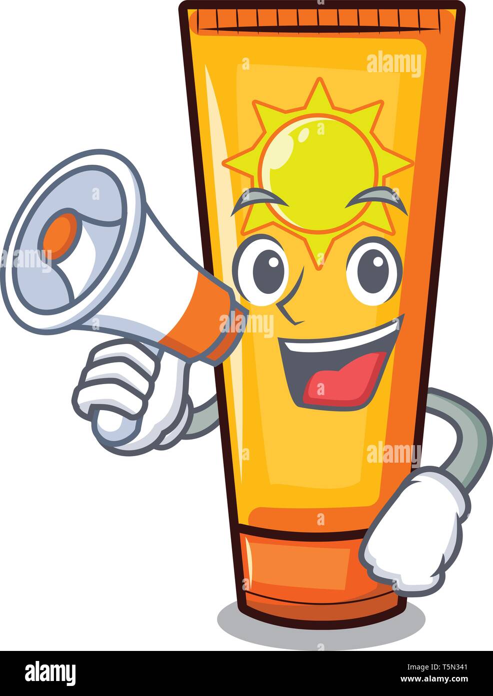 Sun scream Stock Vector Images - Alamy
