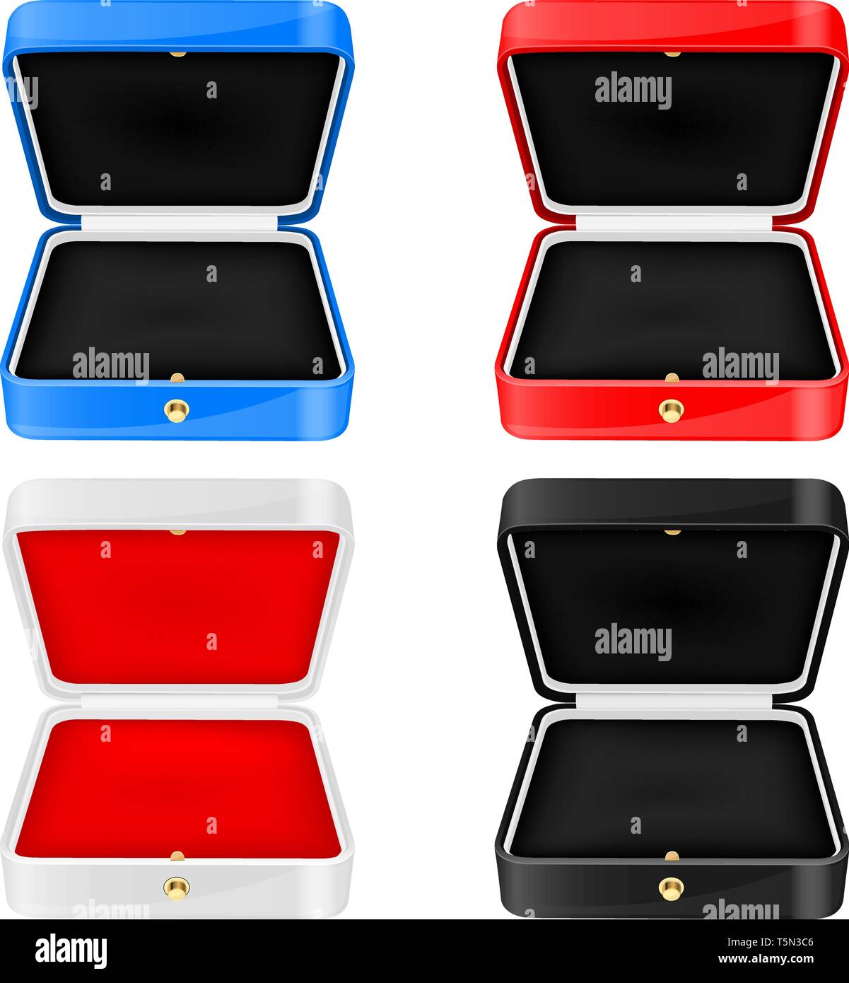 Jewelry boxes. Set Stock Vector Image & Art - Alamy