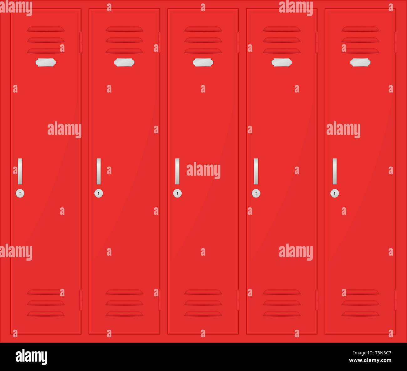Safety deposit boxes. Red lockers Stock Vector Image & Art - Alamy