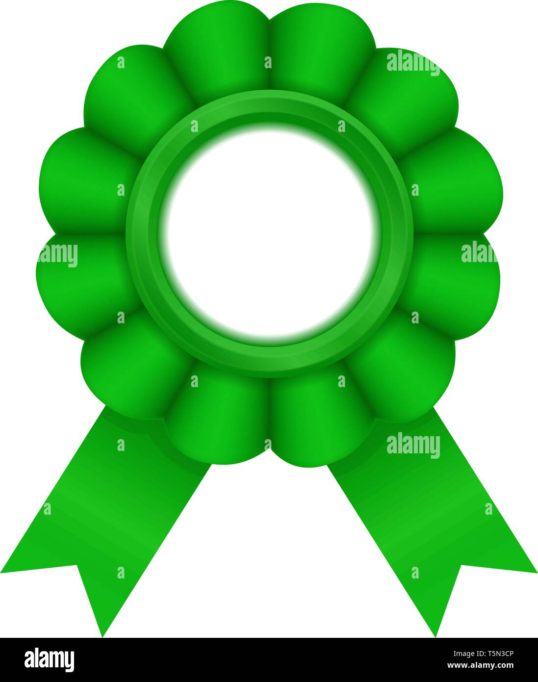 Green award badge Stock Vector Image & Art - Alamy