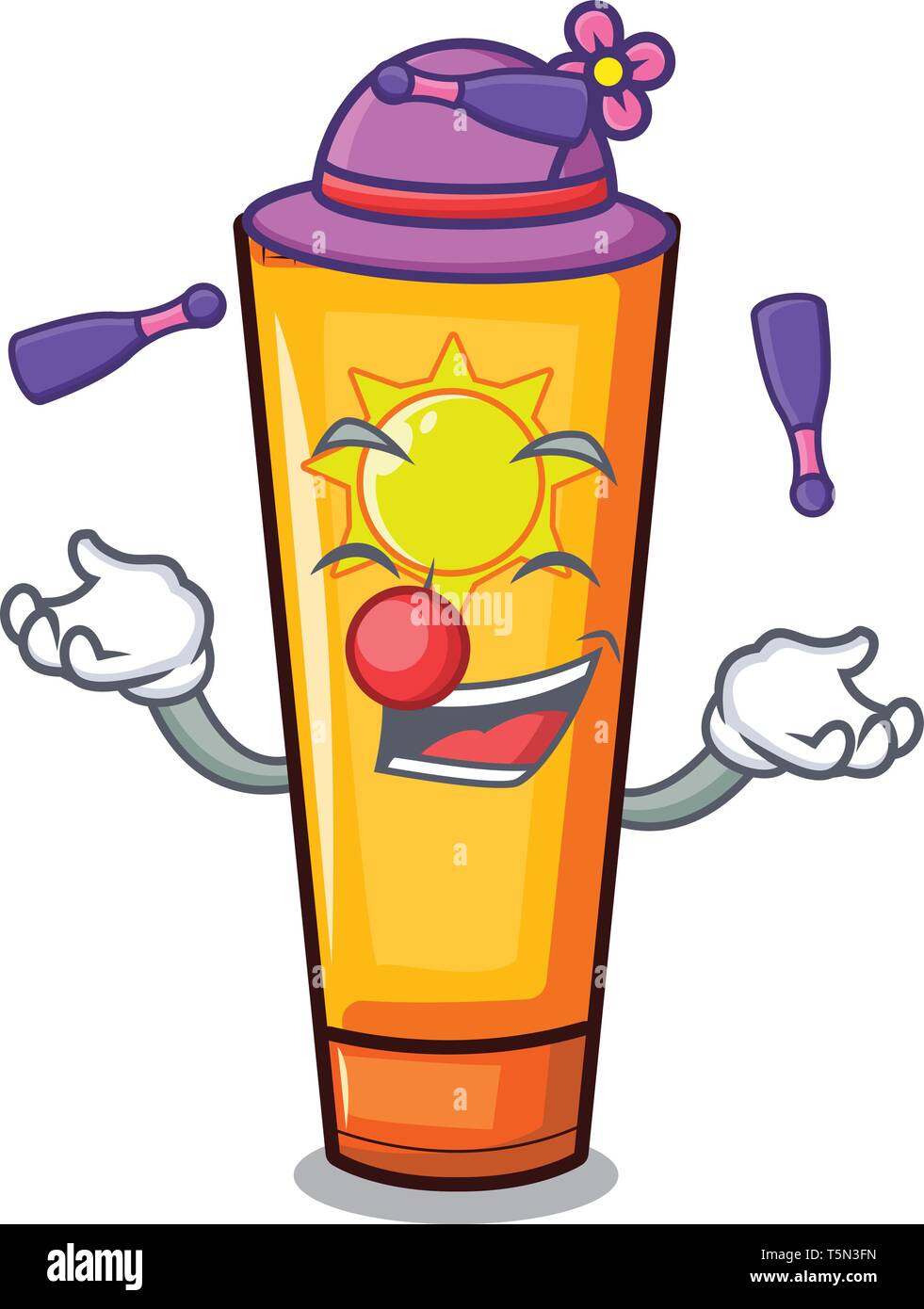 Sun scream Stock Vector Images - Alamy