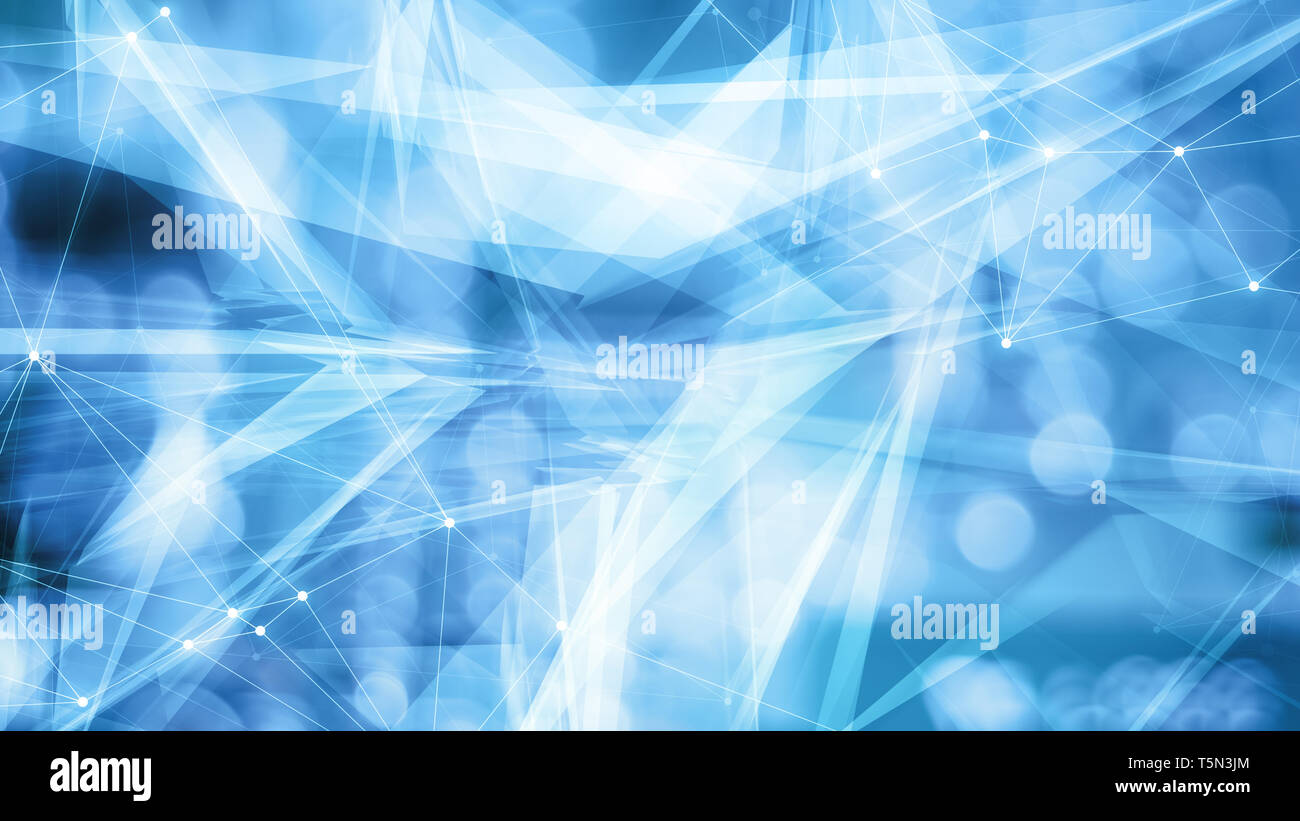 Cyber threats digital wires polygonal communication concept Stock Photo ...