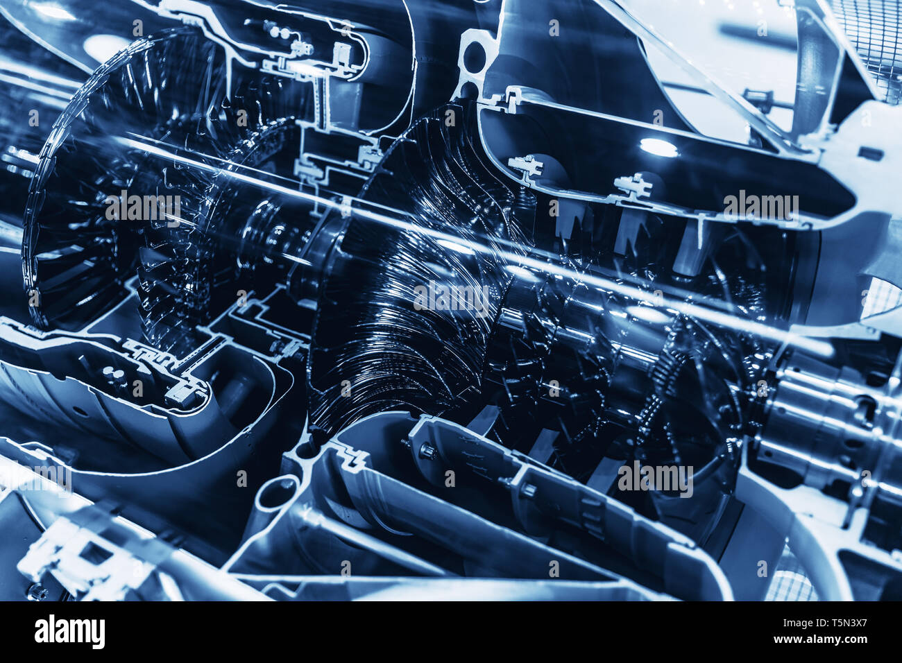 Turbine Engine Profile PT6A. Aviation Technologies. Aircraft jet engine ...