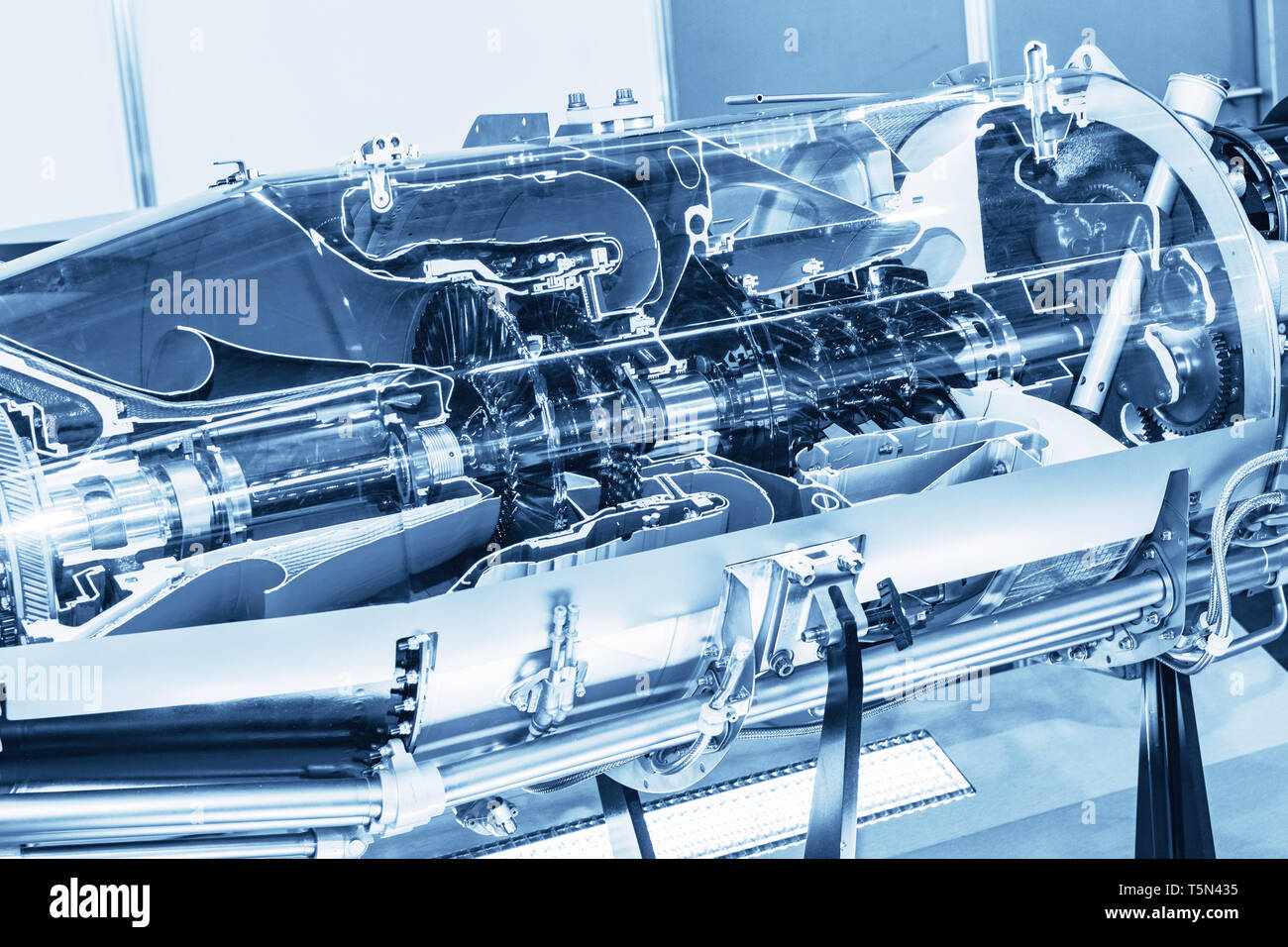 Turbine Engine Profile PT6A. Aviation Technologies. Aircraft jet engine ...