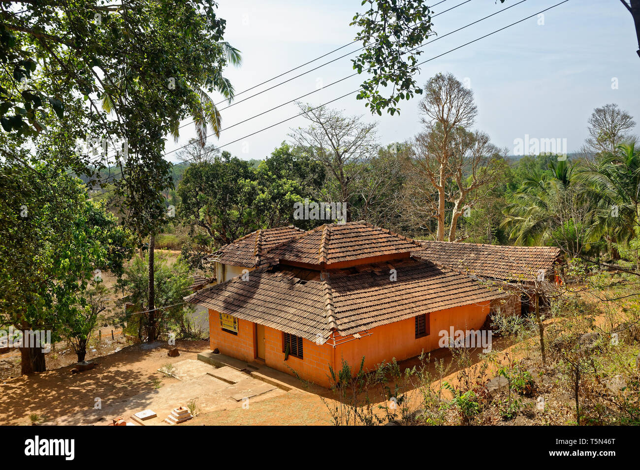 Traditional tiled roof houses Stock Photo - Alamy
